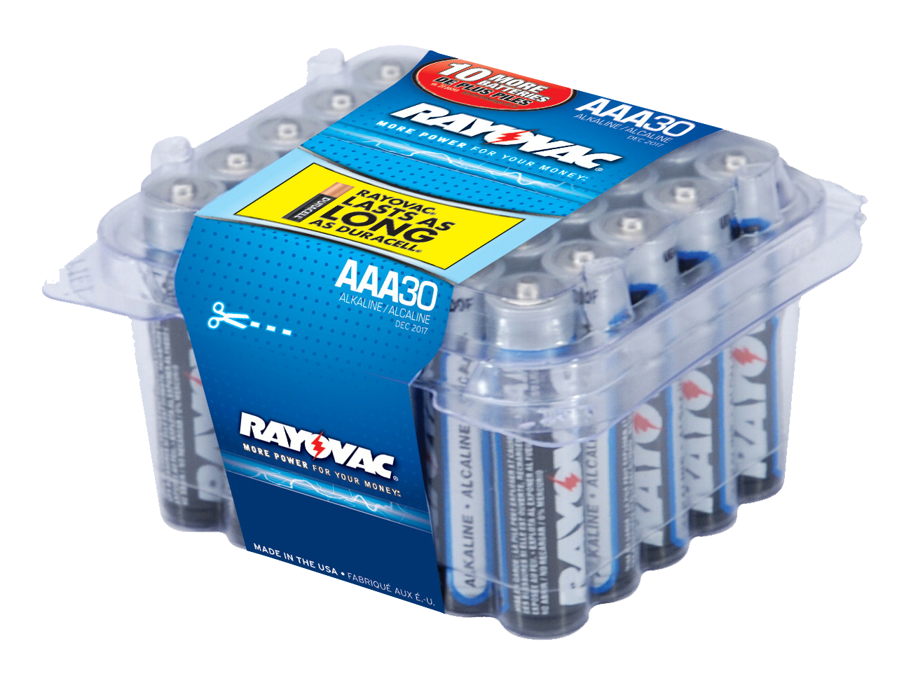 Rayovac AAA Max Pro Alkaline Battery 30 Pack | Bass Pro Shops